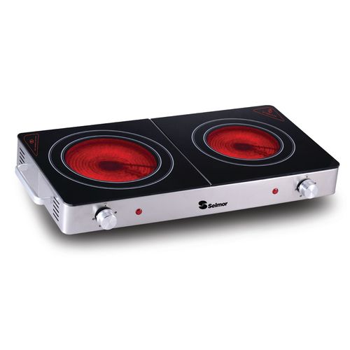 כירה קרמית כפולה סלמור - SELMOR - מוצרי חשמל