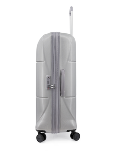 מזוודה קשיחה HIVE בצבע כסף גודל 20- FERRINI SILVER F1