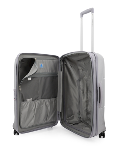 מזוודה קשיחה HIVE בצבע כסף גודל 20- FERRINI SILVER F1