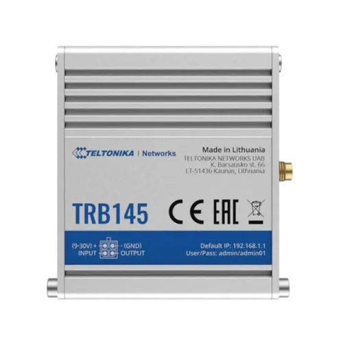 Teltonika TRB145 INDUSTRIAL RUGGED LTE RS485 GATEWAY - - נתבים