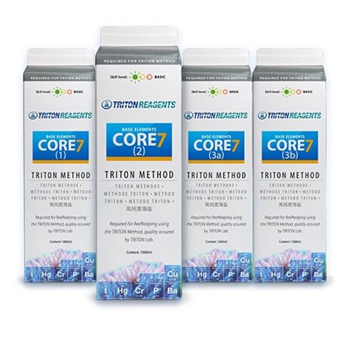 טריטון קור 7 תוספי בסיס Triton CORE7 Base Elements 4X1L | תוספים טריטון | תוספים לאקווריום ...