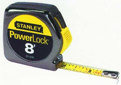 STANLEY POWERLOCK 'מטר 5 מ - STANLEY - אביזרים לכלי עבודה